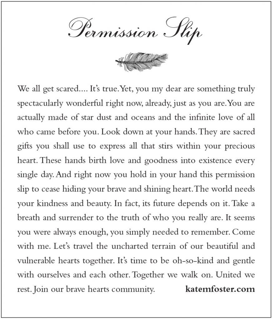 Permission slip Kate M Foster permission-slip-kate-m-foster