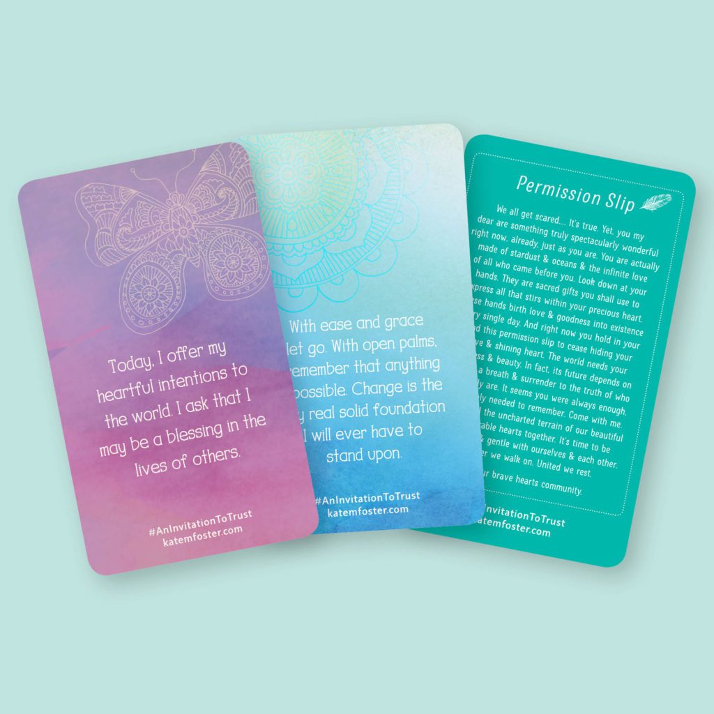 Order ~ An Invitation to Trust ~ Daily Guidance Oracle Cards - Kate M ...